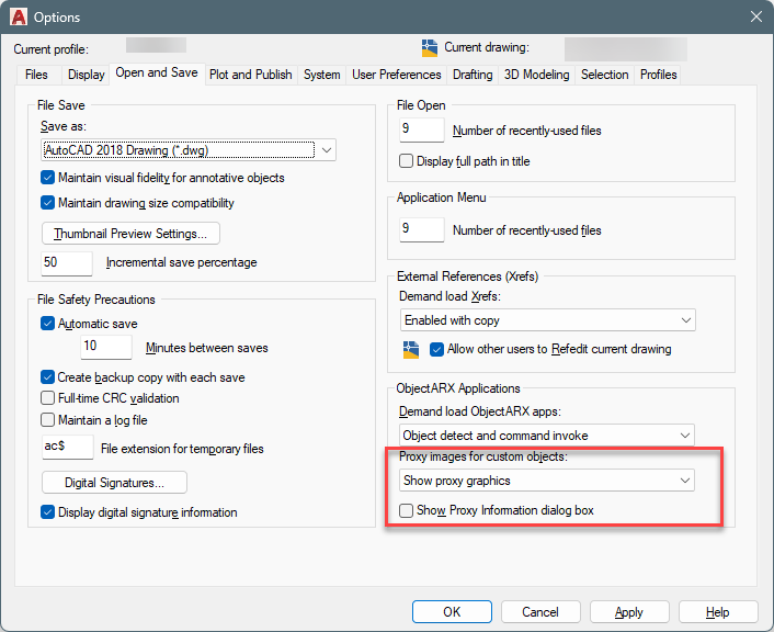 Civil Survey Applications - PROXY objects message displaying in AutoCAD Civil Survey Applications - PROXY objects message displaying in AutoCAD